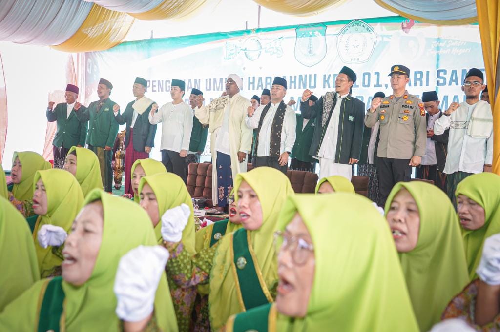 Peringatan Hari Santri Nasional sekaligus Milad PP Al-Ma'arif ke-III Babat Toman - PCNU MUBA
