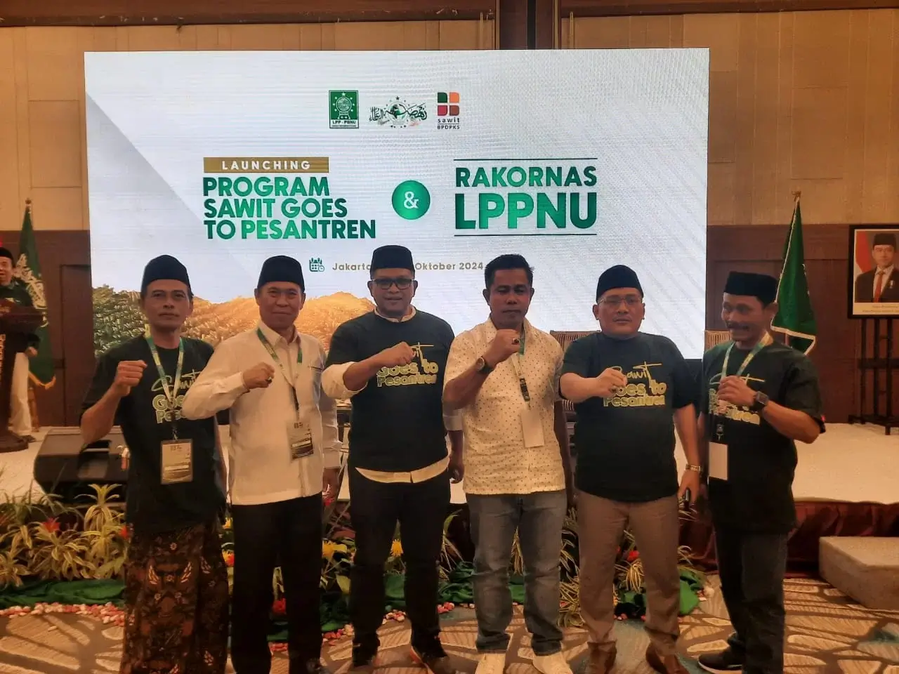 LPPNU PWNU Sumsel Hadiri Launching Program Sawit Goes to Pesantren - PCNU MUBA